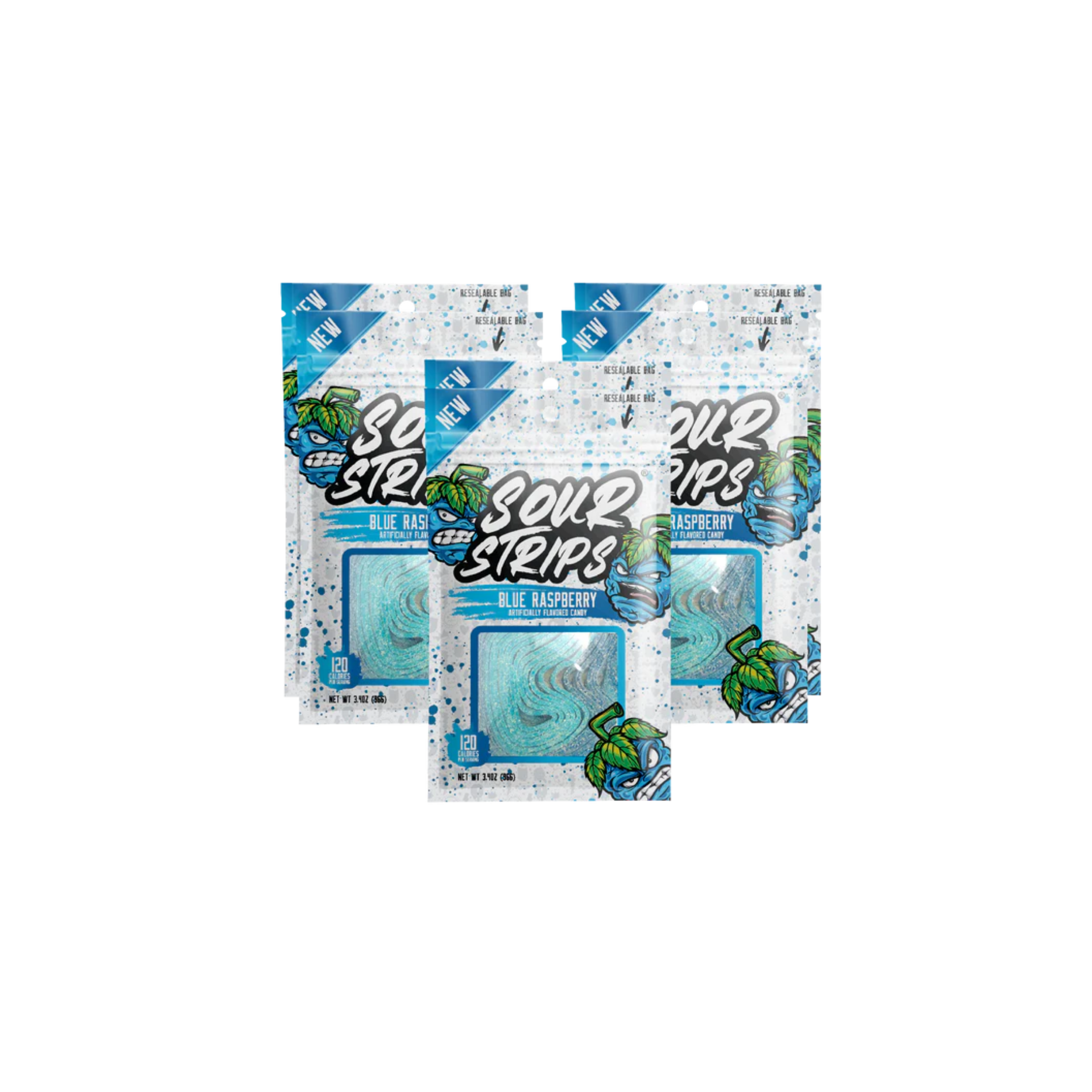 Sour Strips - Blue Raspberry – lolcandi