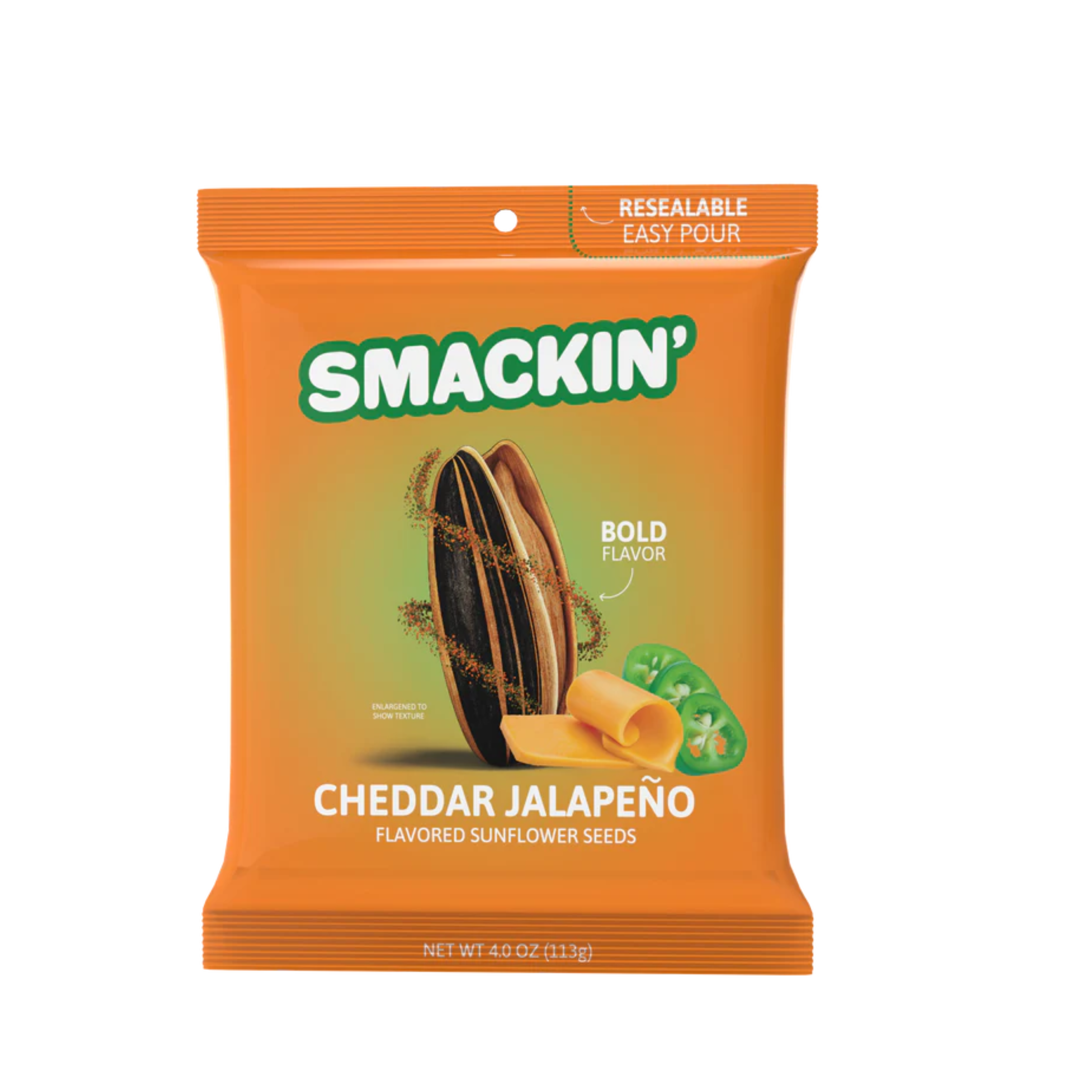 Smackin' Seeds- Cheddar Jalapeño *12ct* – lolcandi